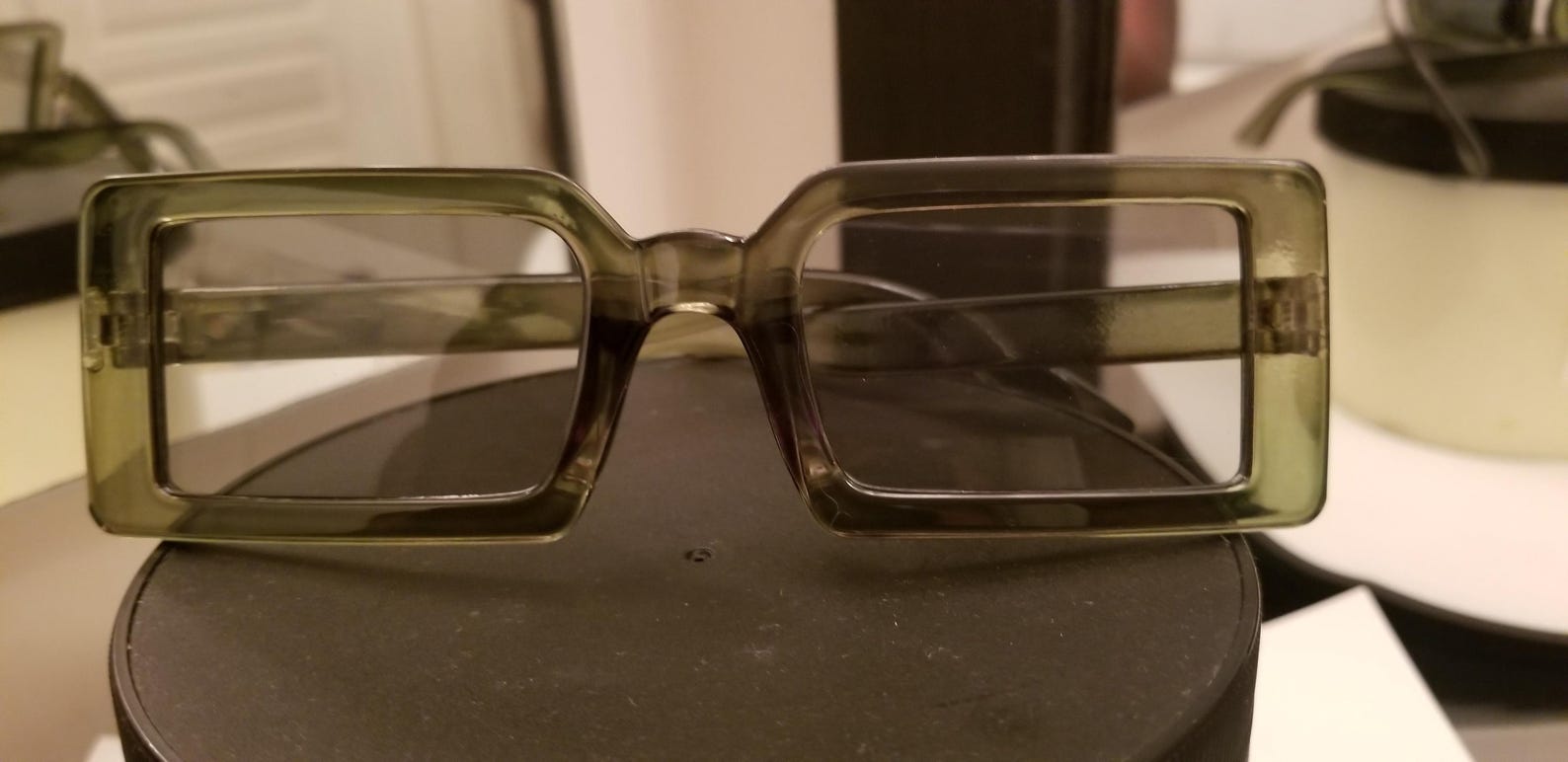 Tortoise Shell Square Eyewear: Chic Unisex Acrylic Frames - Etsy