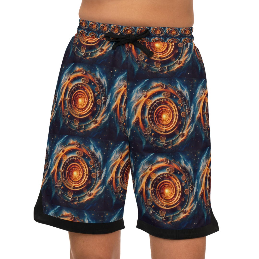 Galactic Basketball Shorts, Cosmic Sportswear for Men, Trendy Athletic ...