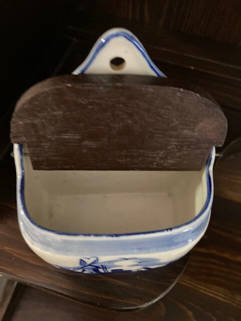 Delft Blue Salt Box - Etsy