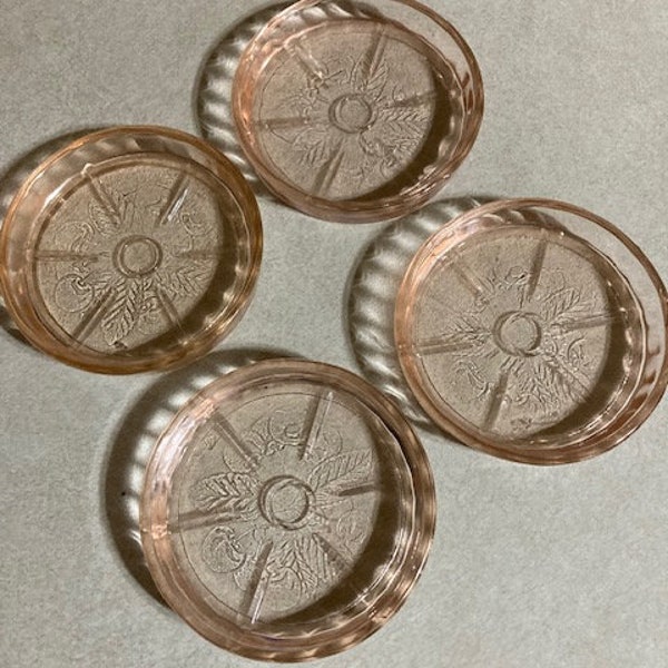Retro Glass Coasters - Etsy