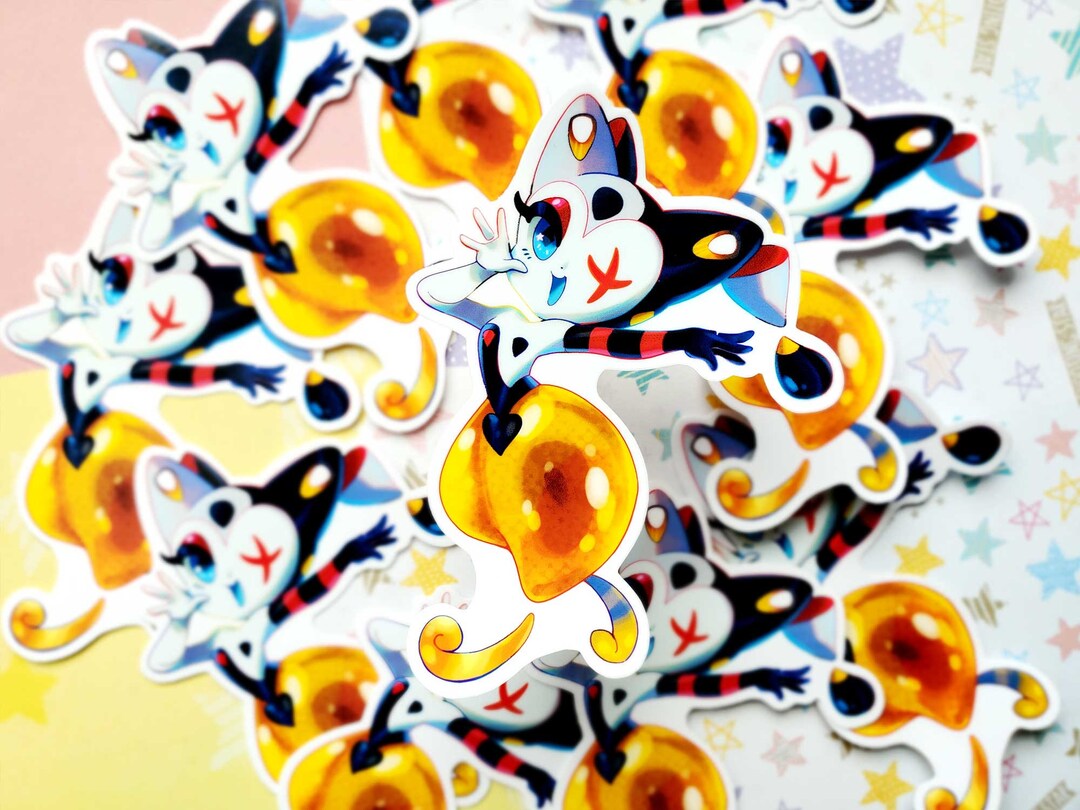 Pielope Glossy and Holographic Glitter Vinyl Die Cut Stickers - Etsy UK