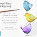 3 Colorful Birds, Whimsical Watercolor Clip Art Set, 3 Little Birds for ...