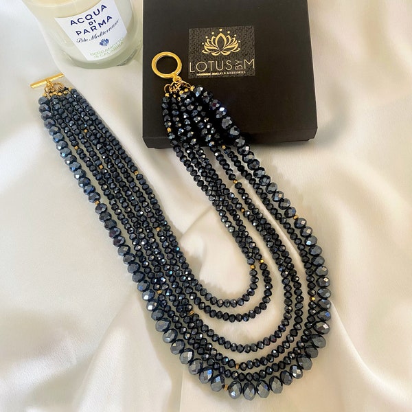 Multistrand Necklace - Etsy