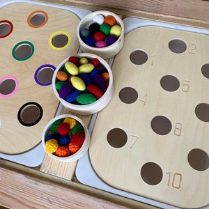 Large Double Sided Flisat Colour Sorting & Counting Insert, Flisat ...