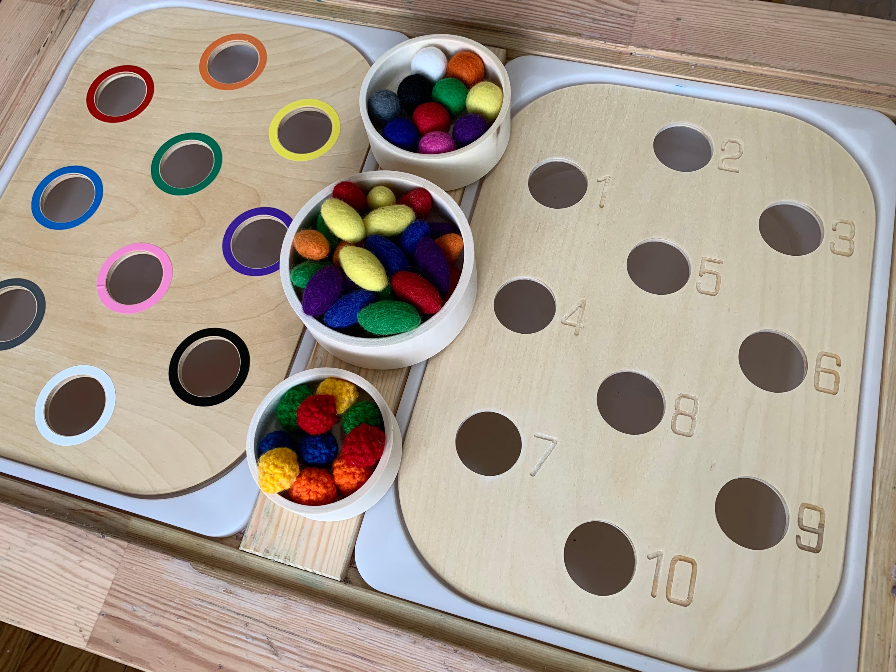 Large Double Sided Flisat Colour Sorting & Counting Insert - Etsy Canada