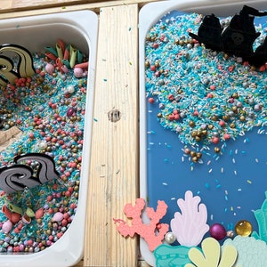 Coral Reef Sensory Filler, Coral Sensory Filler, Pasta Coral, Ocean ...