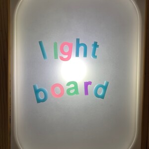Frosted Acrylic Light Board or Table Large Flisat Insert Board - Etsy