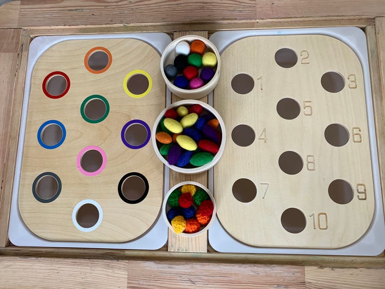 Large Double Sided Flisat Colour Sorting & Counting Insert - Etsy Canada