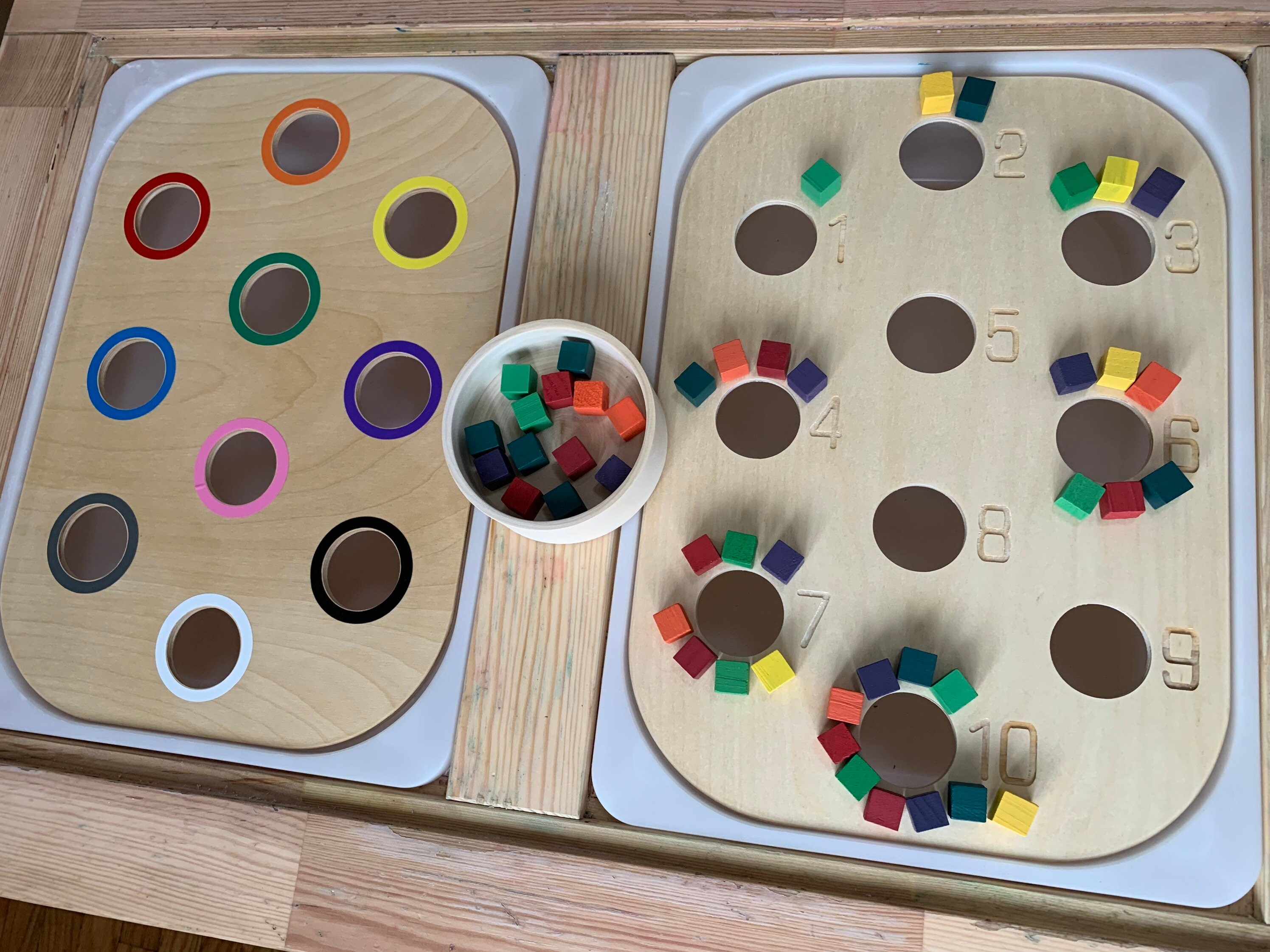 Large Double Sided Flisat Colour Sorting & Counting Insert - Etsy Canada