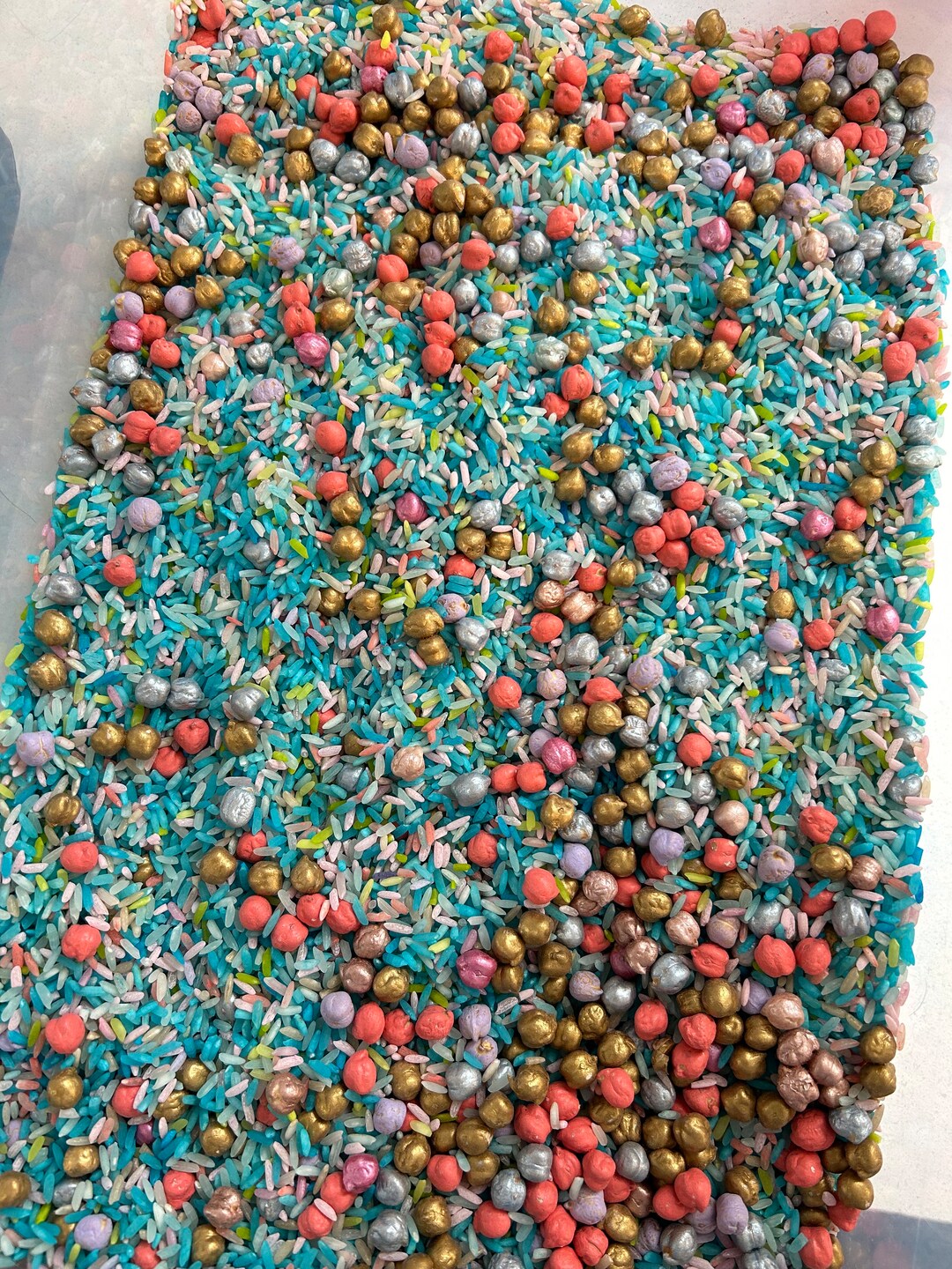 Coral Reef Sensory Filler, Coral Sensory Filler, Pasta Coral, Ocean ...