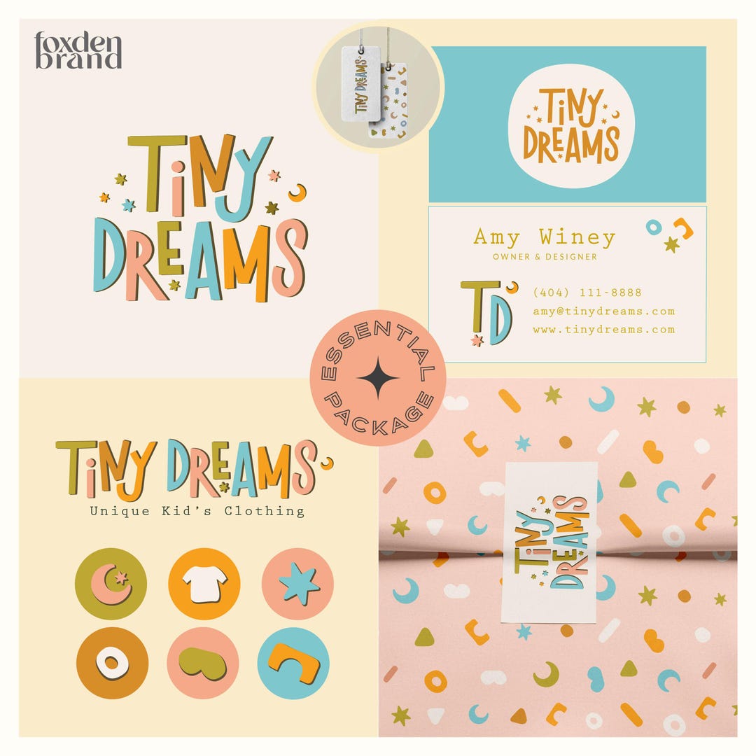 Brand Package, Custom Branding, Children's Brand, Custom Logo Kit ...