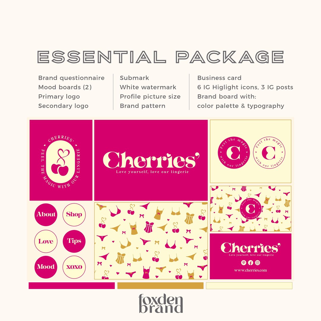 Custom Branding, Brand Package, Logo Kit, Logo Suite, Custom Pattern ...