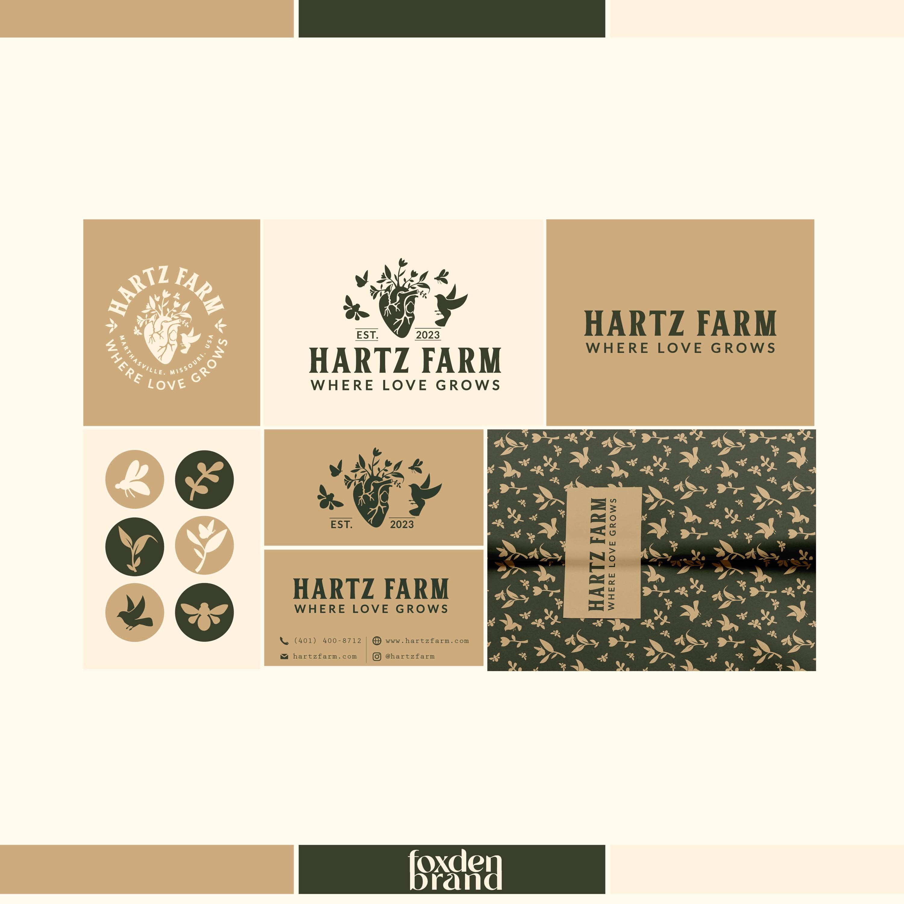 Farm Brand Design, Farm Logo Design, Logo Suite, Custom Brand Bundle ...