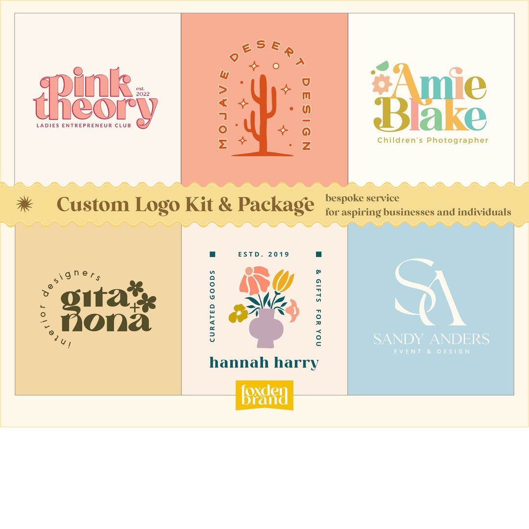 Custom Branding Kit, Logo kit, Branding Package, Logo Design Package ...