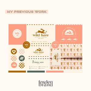 Custom Branding Kit, Children's Brand, Custom Brand, Logo Kit, Branding ...