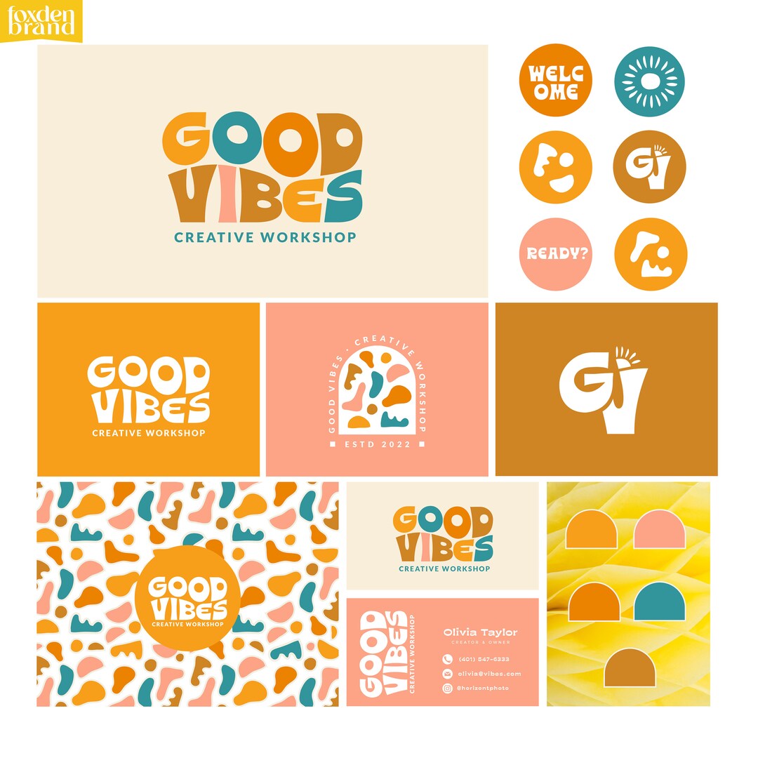 Custom Brand Package, Brand Suite, Logo Kit, Brand Pattern, Community ...