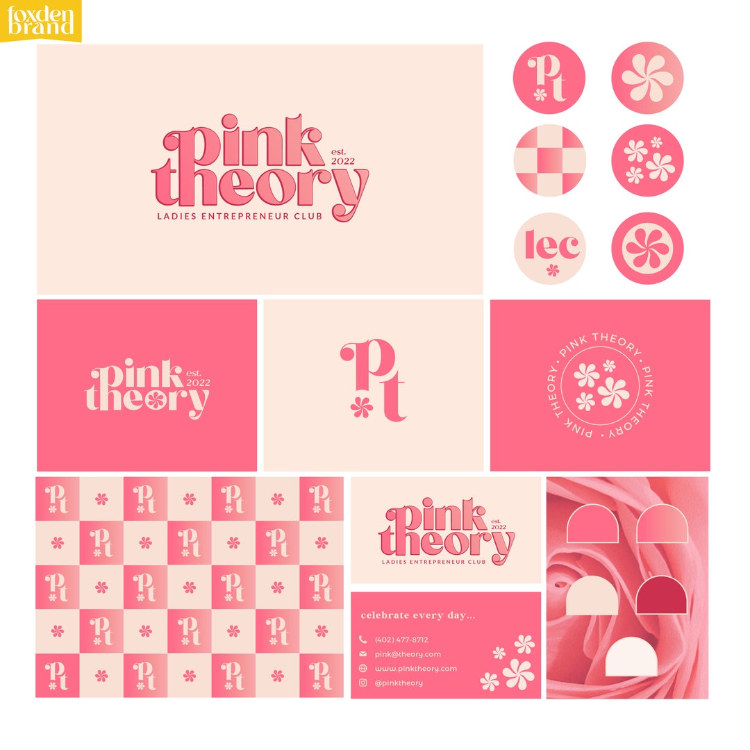 Custom Branding, Branding Kit, Brand Package, Feminine Logo, Custom ...