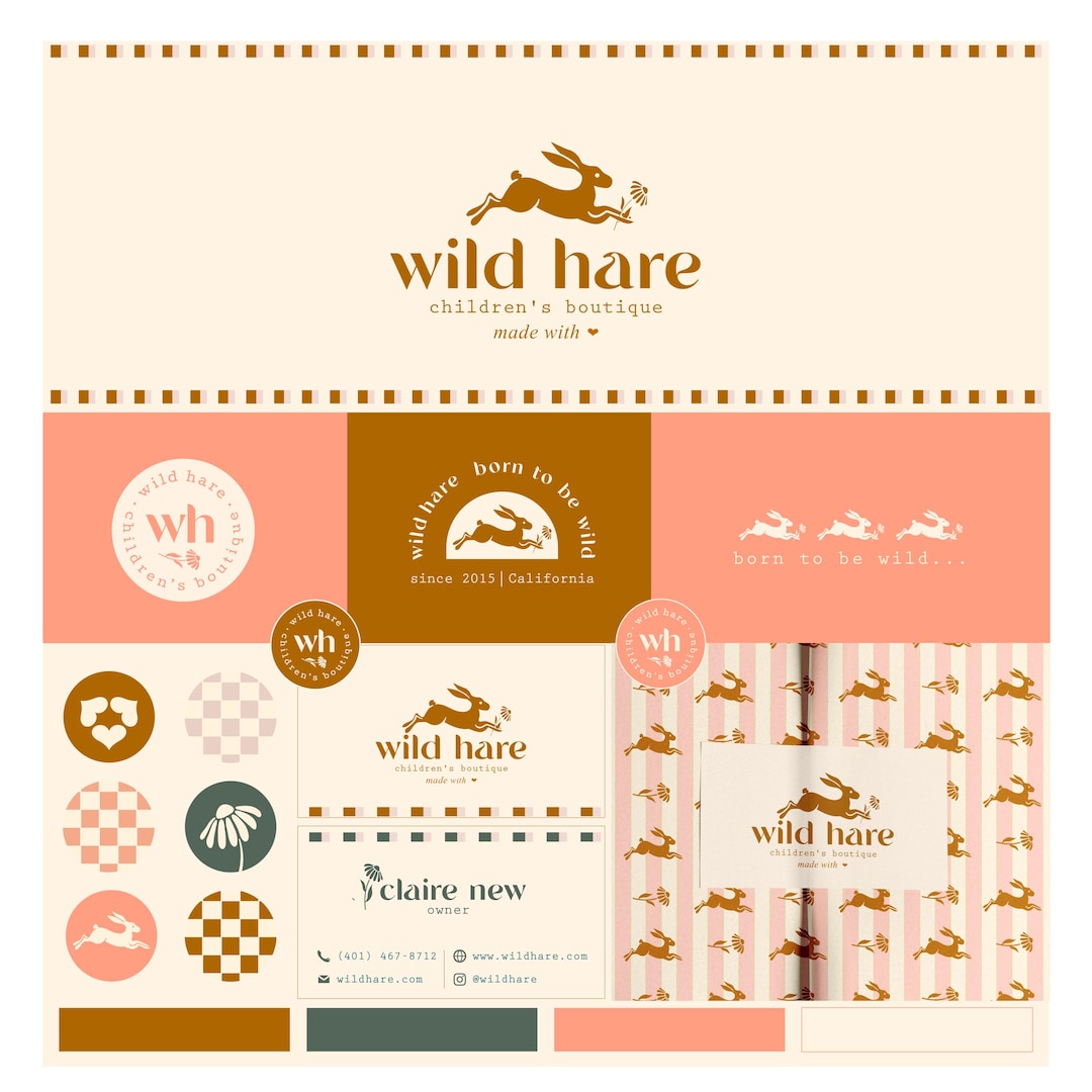 Custom Brand, Custom Branding, Colorful Design, Branding Kit, Children ...