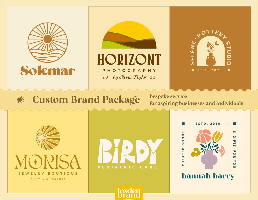 Custom Brand Design Custom Branding Branding Kit Custom - Etsy