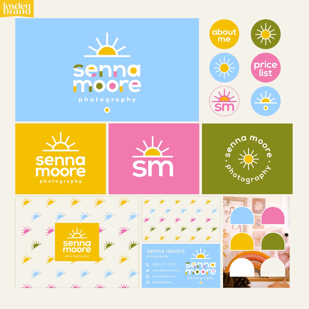 Custom Branding, Custom Brand, Logo Kit, Custom Logo Kit, Playful Brand ...
