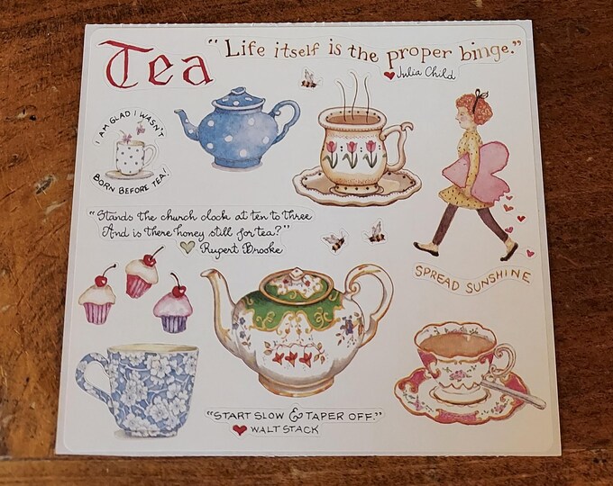 Colorbok Scrapbook Sticker ~ by Susan Branch....tea Time. HTF - Etsy