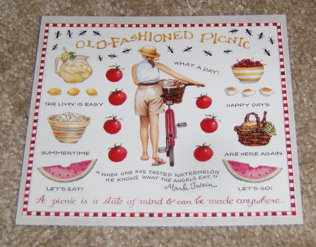 Colorbok Scrapbook Sticker ~ by Susan Branch....vintage Old Fashioned ...