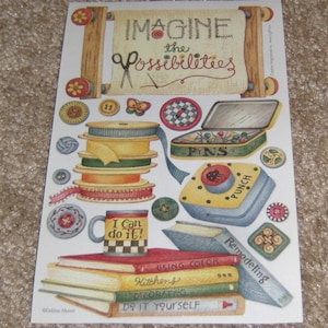 Creative Imaginations Debbie Mumm Sticker Sheet ~ Scrapbooking/crafts ...