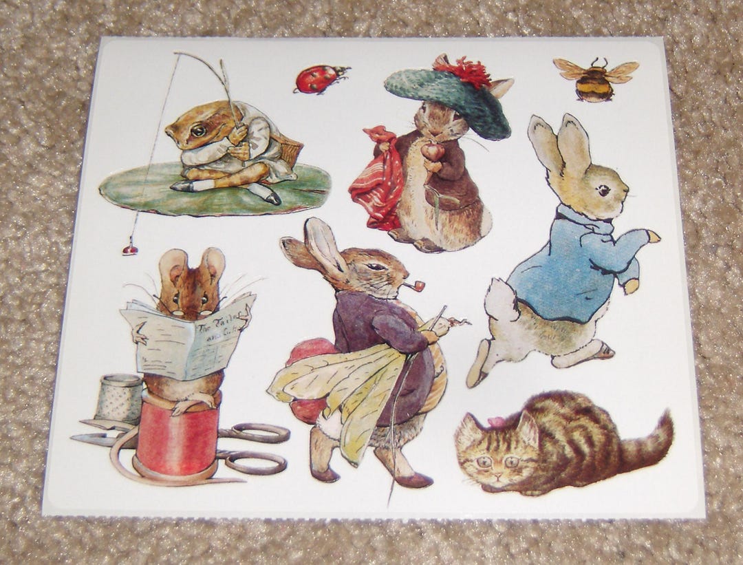 Colorbok Scrapbook Sticker ~ Beatrix Potter Peter Rabbit....peter ...