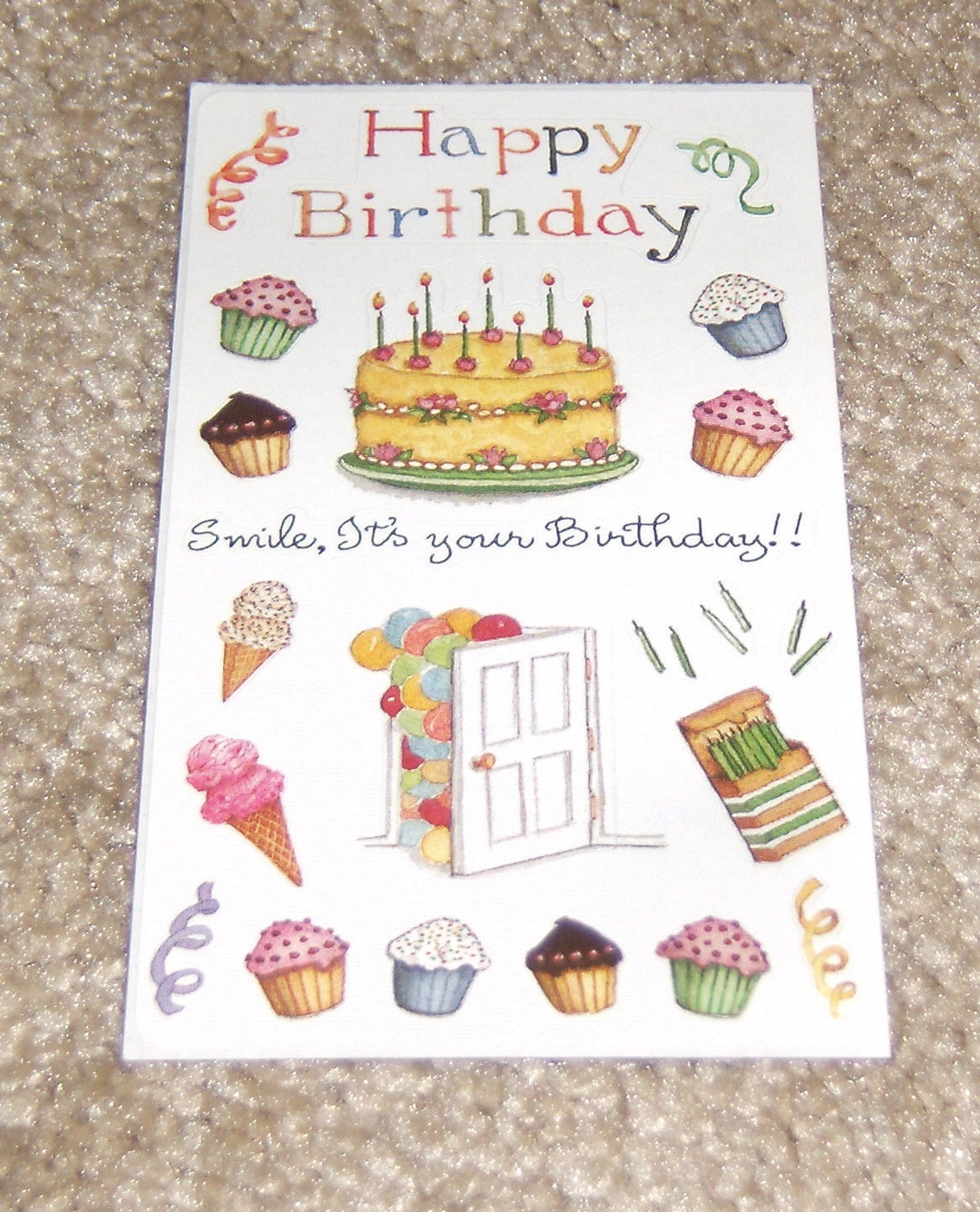 Colorbok Scrapbook Sticker ~ by Susan Branch. Vintage Birthday HTF - Etsy