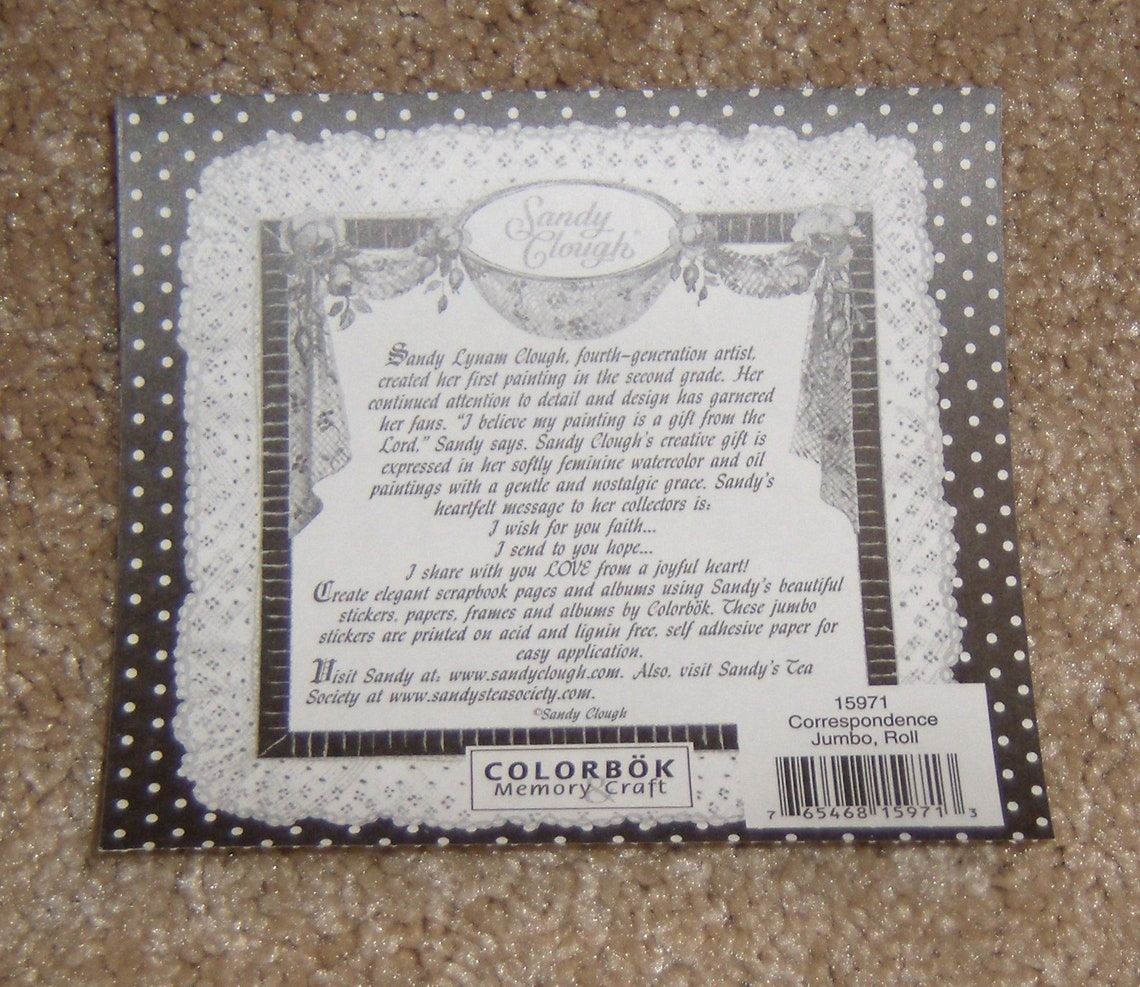 Colorbok Scrapbook Sticker by Sandy Clough.....family Album HTF - Etsy