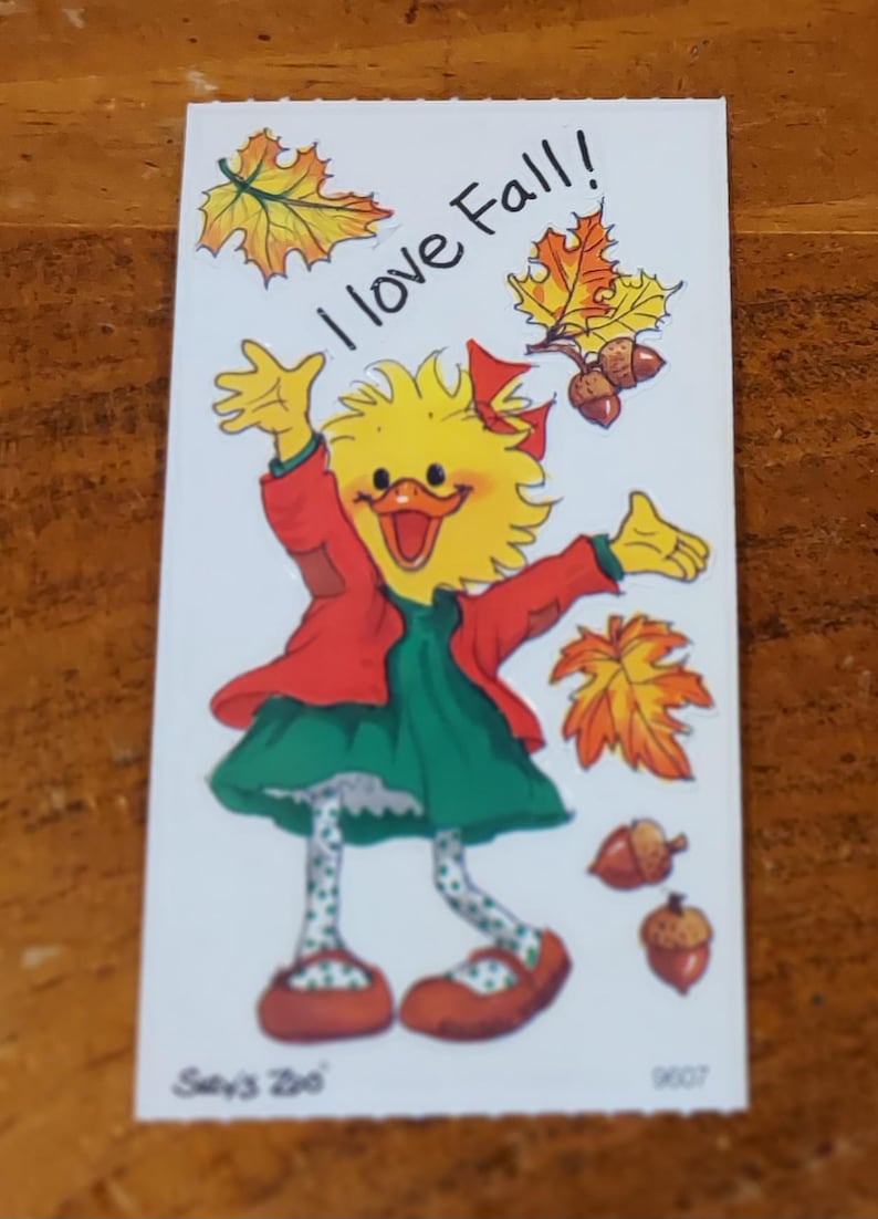 Suzy's Zoo Sticker Module ~ I Love Fall! (9607) - Etsy