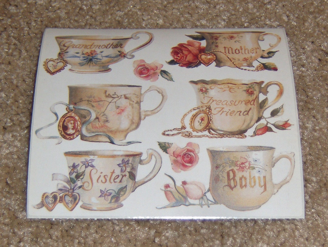 Colorbok Scrapbook Sticker ~ by Sandy Clough.....vintage Family Title ...