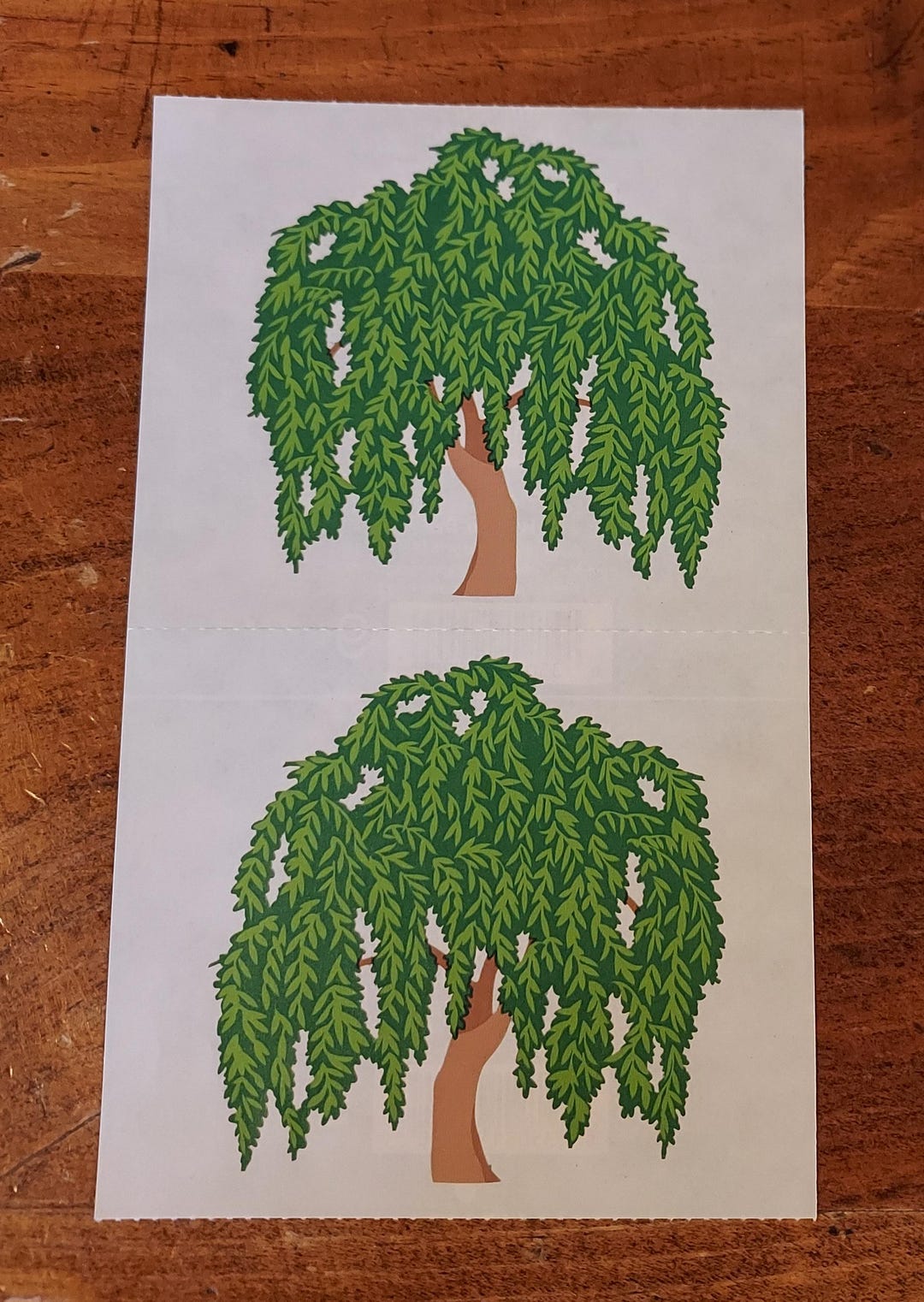 Mrs. Grossman Paper Whisper Sticker Sheet ~ Willow Tree. - Etsy