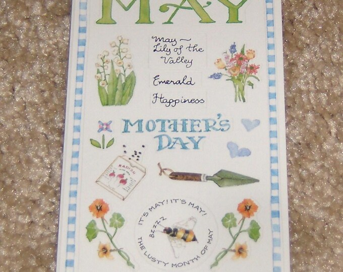 Colorbok Scrapbook Sticker ~ by Susan Branch. Months of the Year....may ...