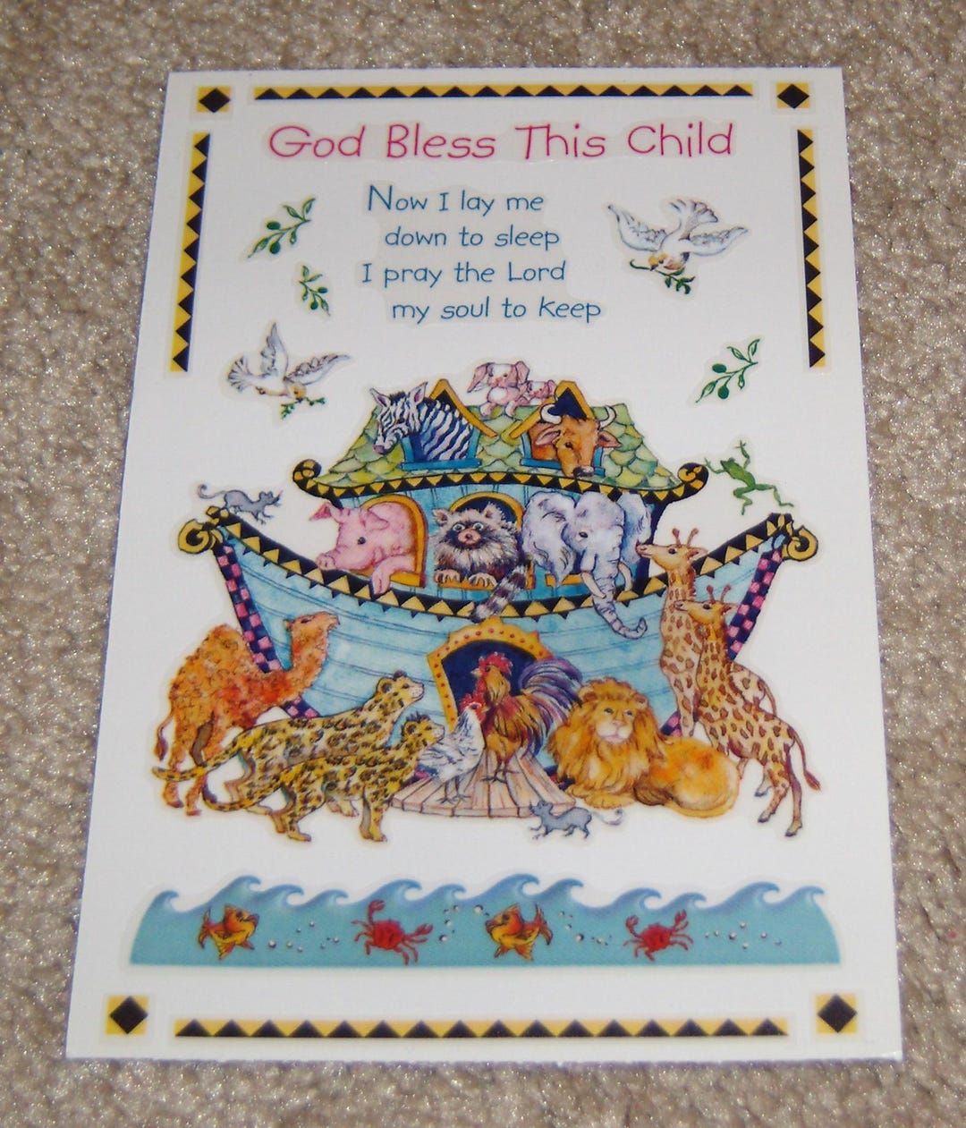 PSX DESIGN Sticker Sheet ~ Noah's Animal Ark (2001) HTF - Etsy