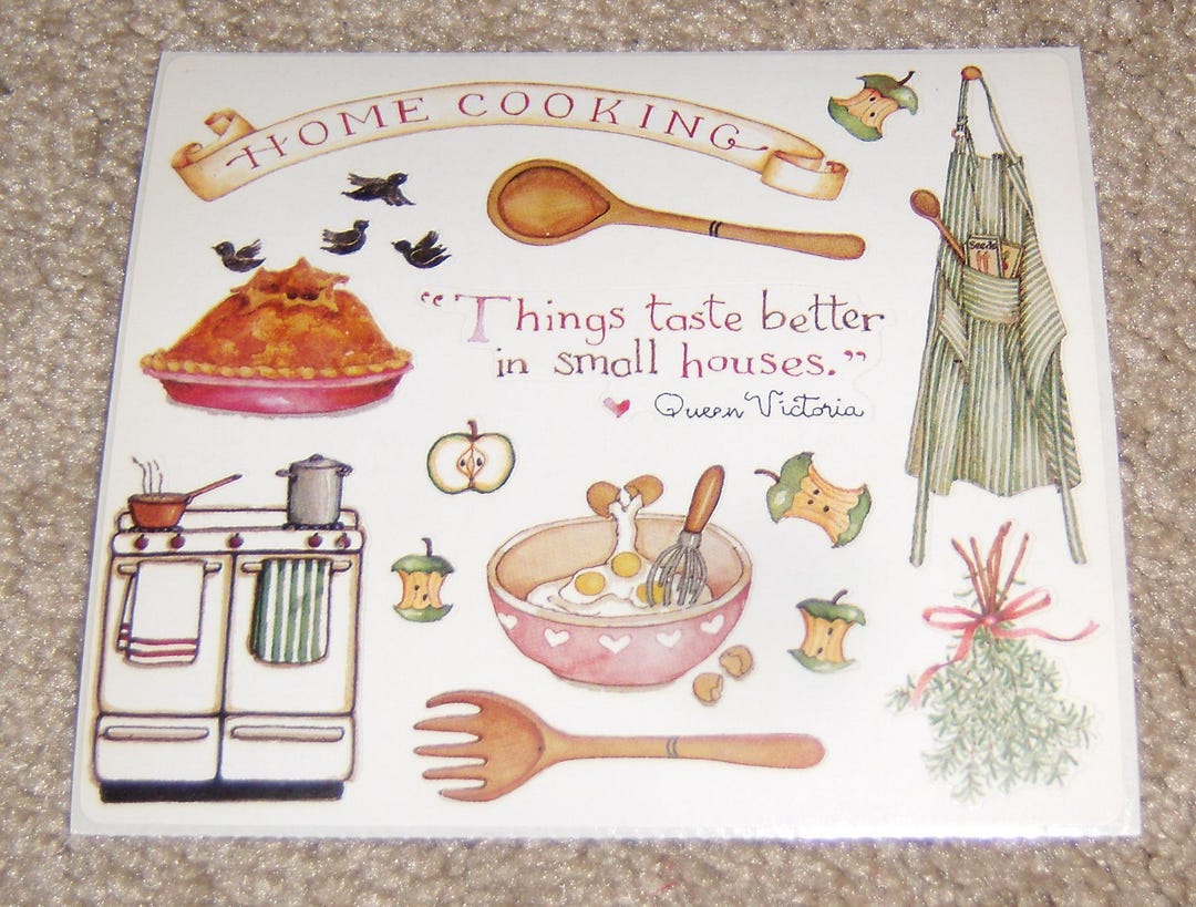 Colorbok Scrapbook Sticker ~ by Susan Branch....home Cooking HTF - Etsy