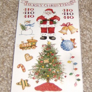 Colorbok Scrapbook Sticker ~ by Susan Branch. Vintage Christmas Tree ...