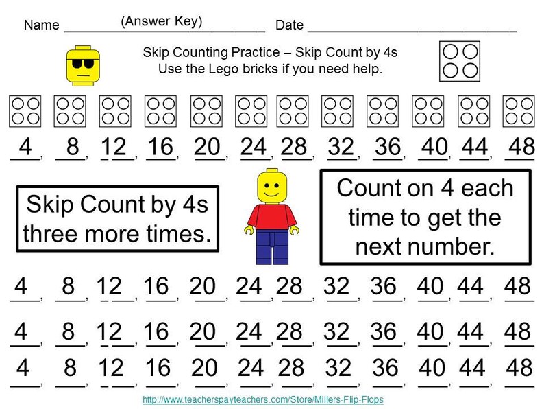 Learning With Legos Multiplication X4 Common Core 3.OA.1, 3.OA.5, 3.OA ...