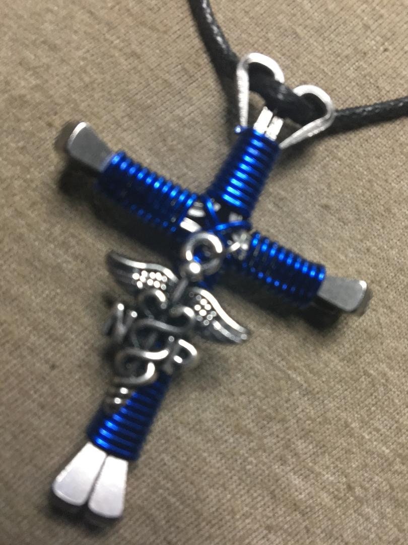 Nursing Disciples Cross Necklaces - Etsy