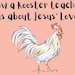 Rooster Teaches Jesus' Love - Sunday School Lesson (digital Download ...