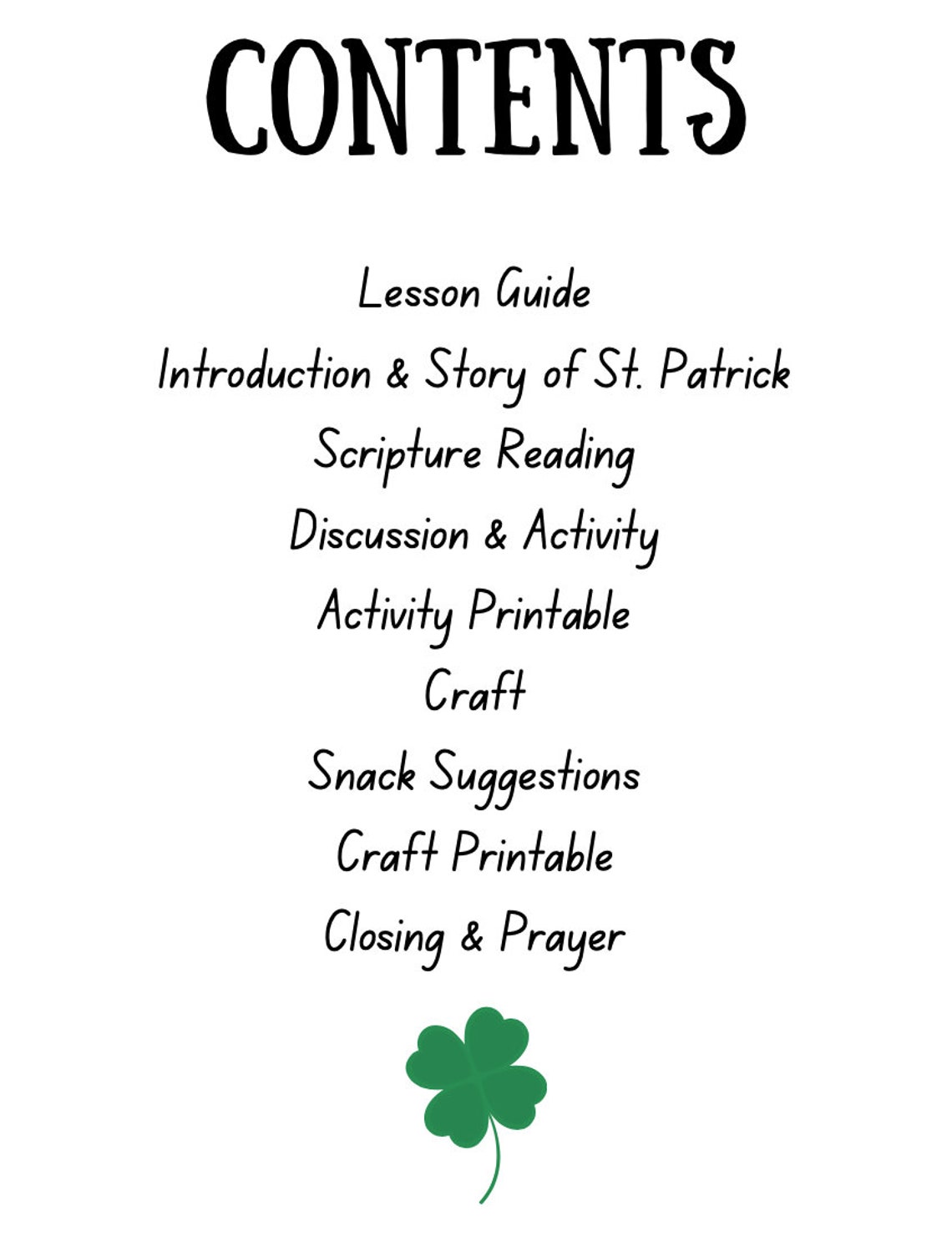 St Patrick's Day Mark 16:15 Kid's Bible Lesson Children's Church Sunday ...
