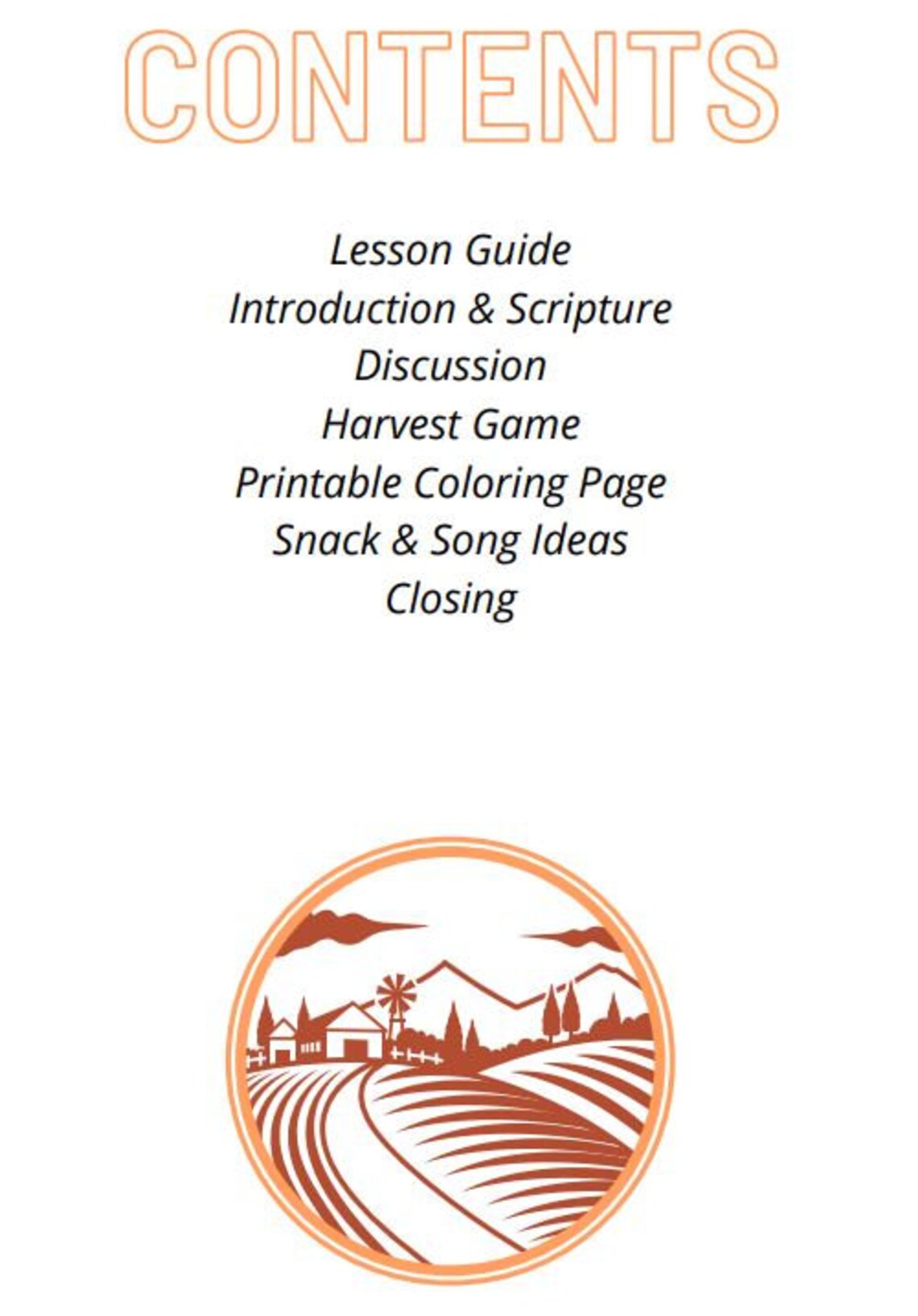 Fall Harvest Sunday School or Children's Church Lesson Matthew 9:35-38 ...