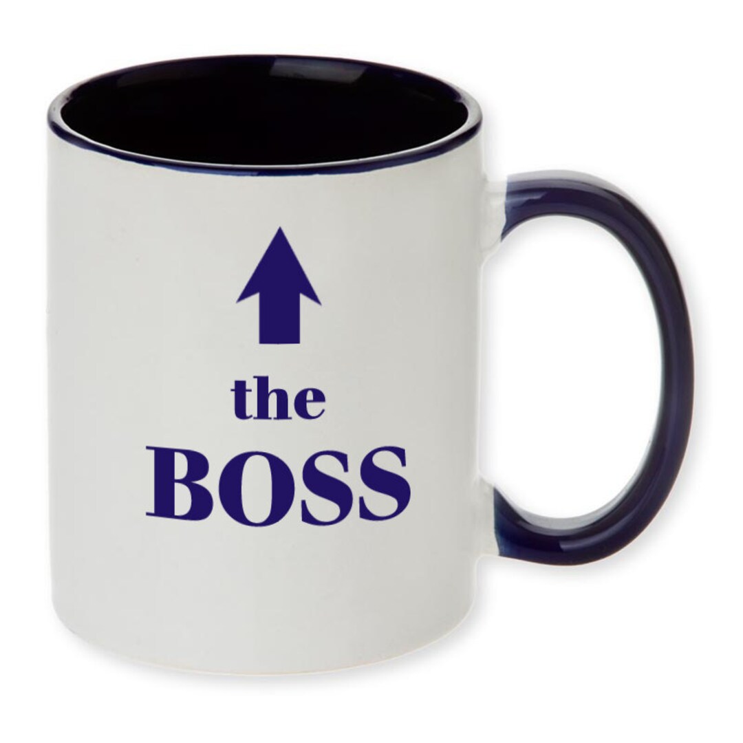 The BOSS Mug With Optional Personalized Name Gift Mug for Yourself or ...