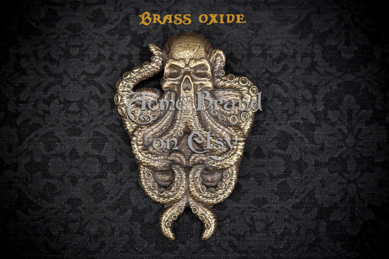 Large Octopus Kraken Cthulhu Pirate Buckle for Baldric. Black Sails ...