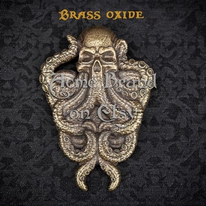 Large Octopus Kraken Cthulhu Pirate Buckle for Baldric. Black Sails ...