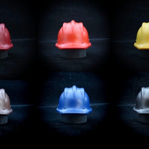 Choice of IRONWORKER 502 Bullard Hard Hat - I Beam or Welding Mask ...