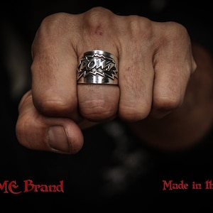 Sterling Silver Comic Legend Stan Lee Rememberance Statement POW! Ring ...