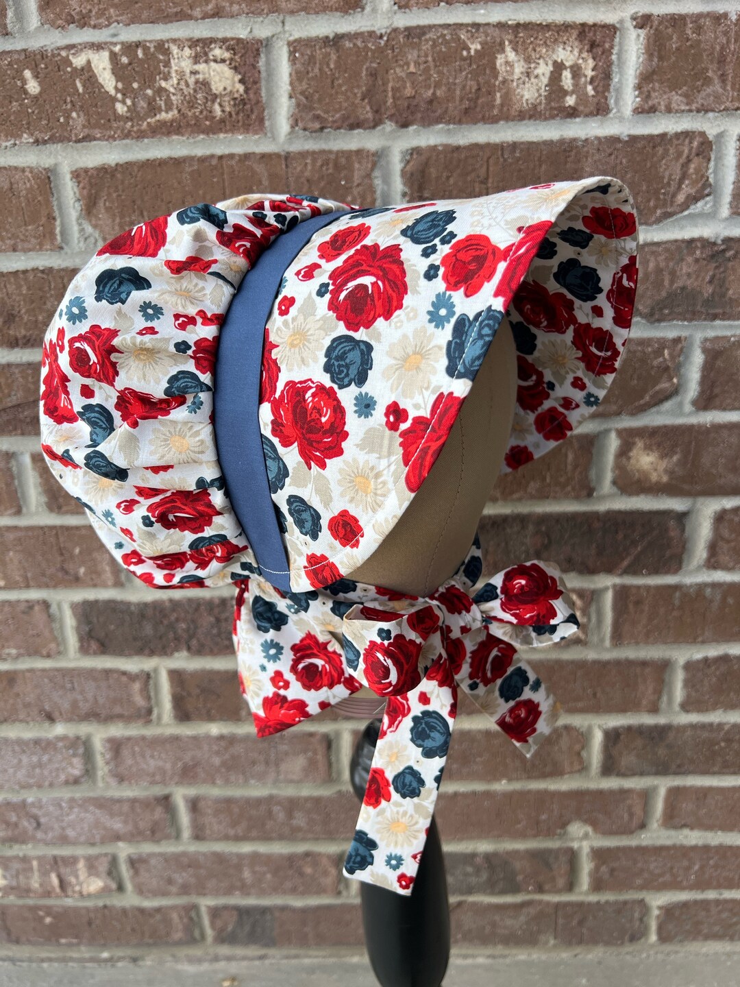 Pioneer Bonnet, Trek Bonnet Costume Bonnet, Prairie Bonnet, Bonnet ...