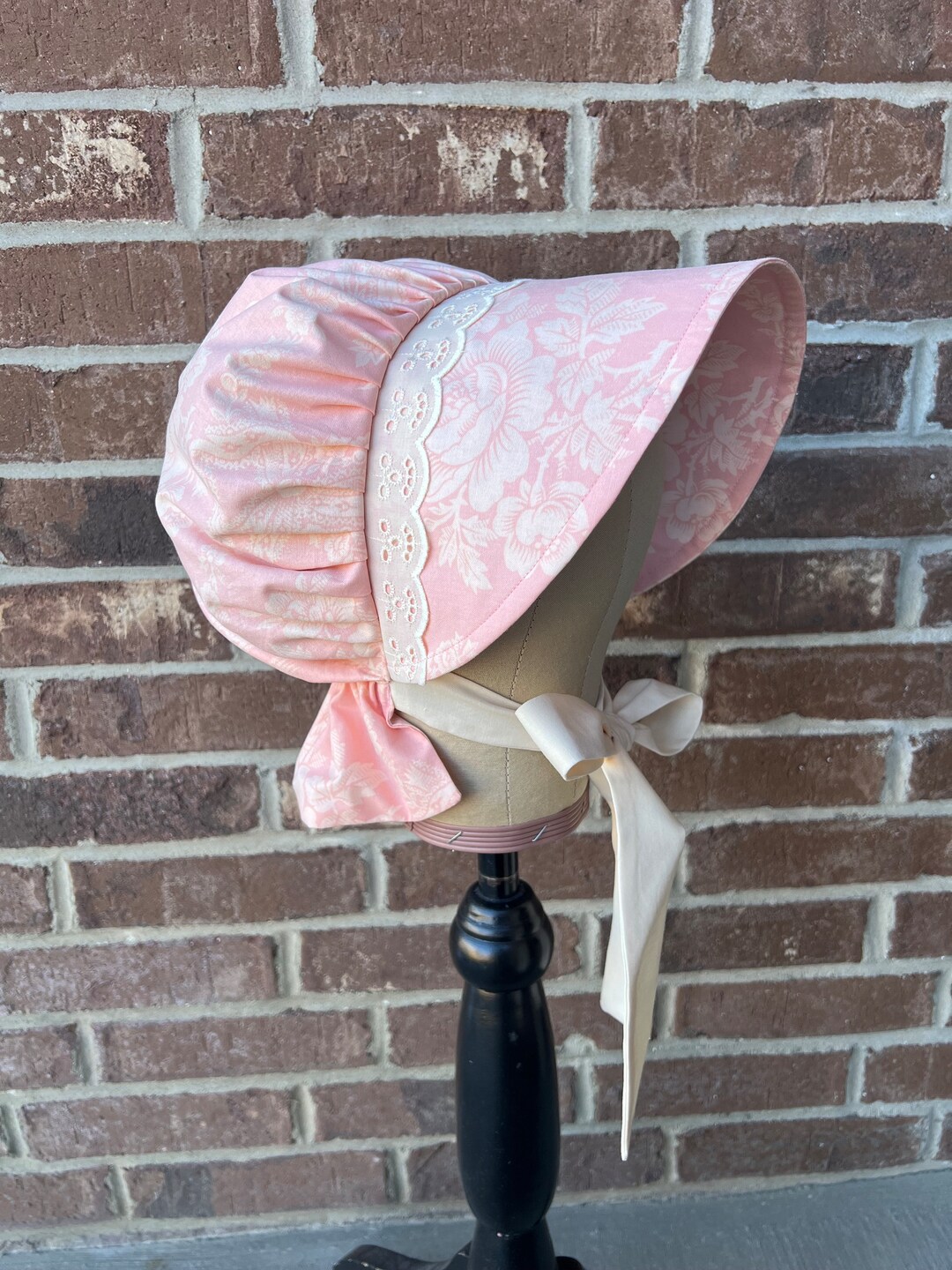 Pioneer Bonnet, Trek Bonnet Costume Bonnet, Prairie Bonnet, Bonnet ...