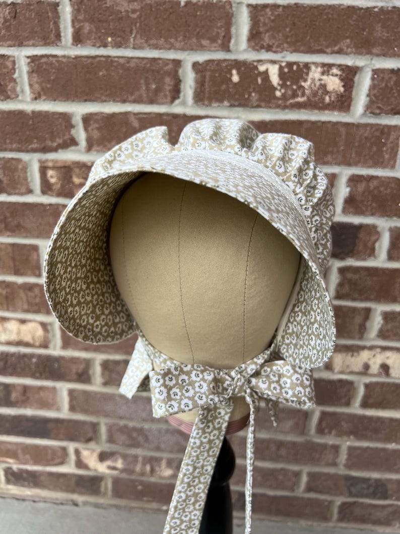 Pioneer Bonnet, Costume Bonnet, Pioneer Costume, Trek Bonnet, Prairie ...